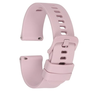 Uxcell Silicone Watch Band Quick Release Soft Rubber Watch Strap Dark Blue/Silver 18mm - Walmart.com