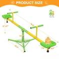 Seesaw, Sit and Spin Teeter Totter, 200 Lbs Kids Outdoor Playground ...