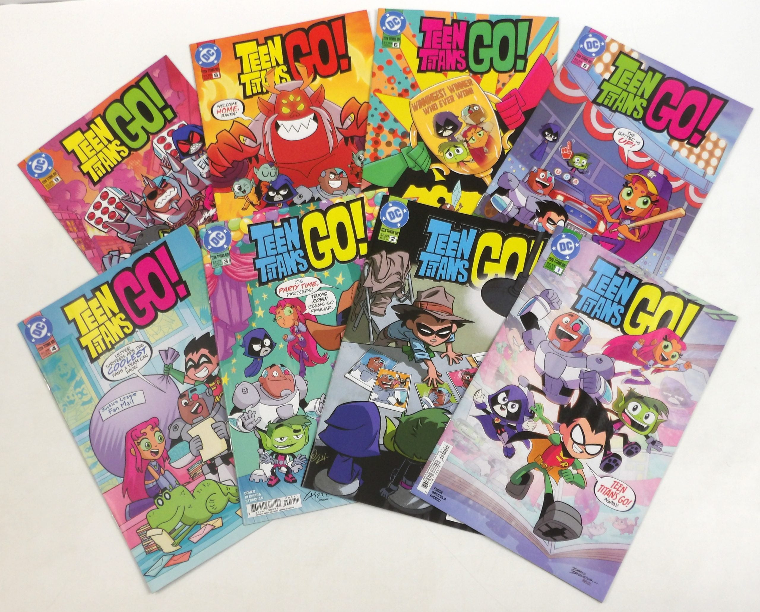 Teen Titans Go! Value Bundle 8-Pack of Comic Books - DC Comics -All ...