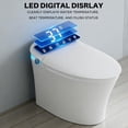 Winzo Smart Toilet With Bidet, One-Piece Elongated, Auto Open/Close ...