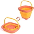 "Toysze 10"" Foldable Silicone Pail Buckets, Multi Purpose 5L/1.5 ...
