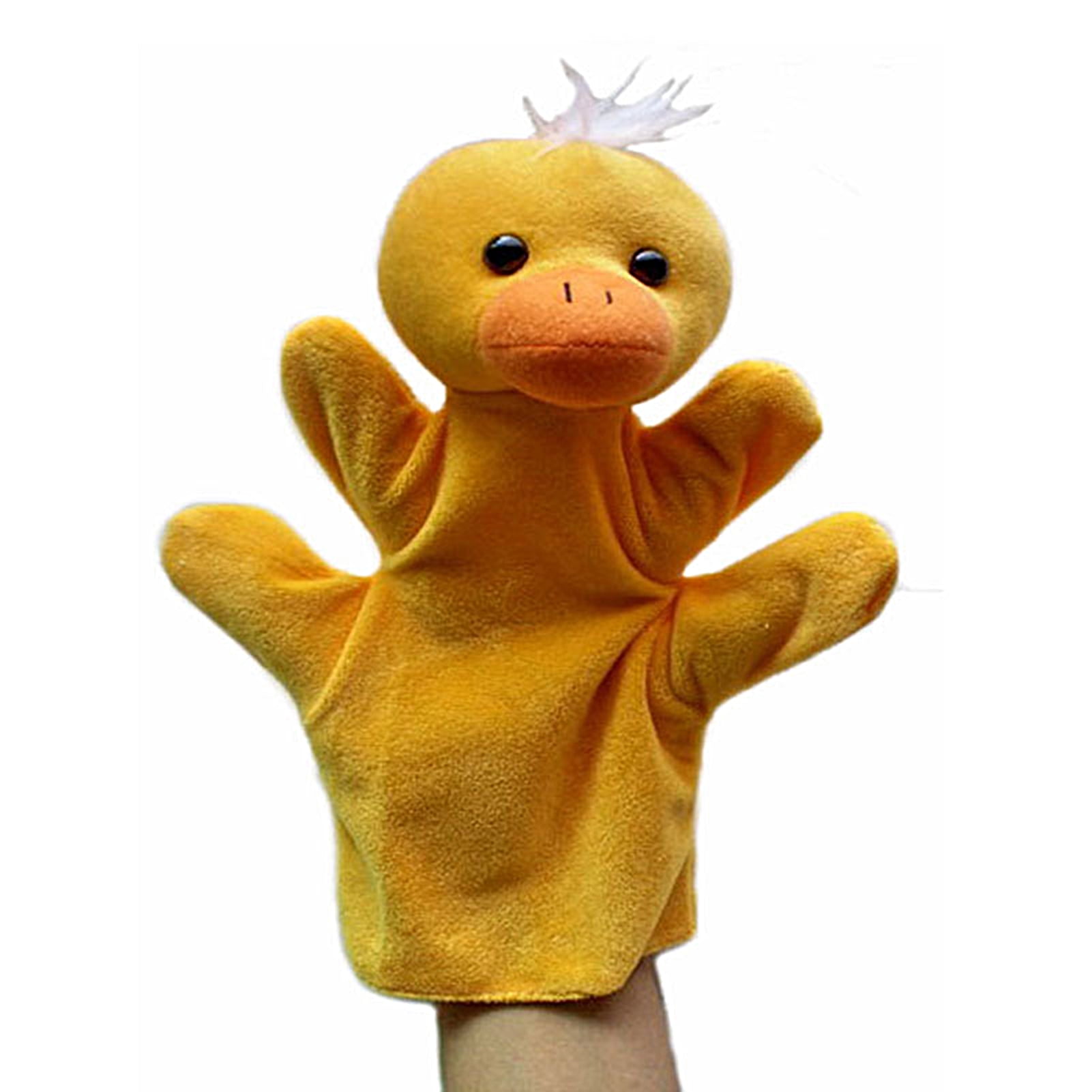 LIWEN Animal Hand Puppet Super Soft Tear-Resistant Flannel Hand Puppet ...