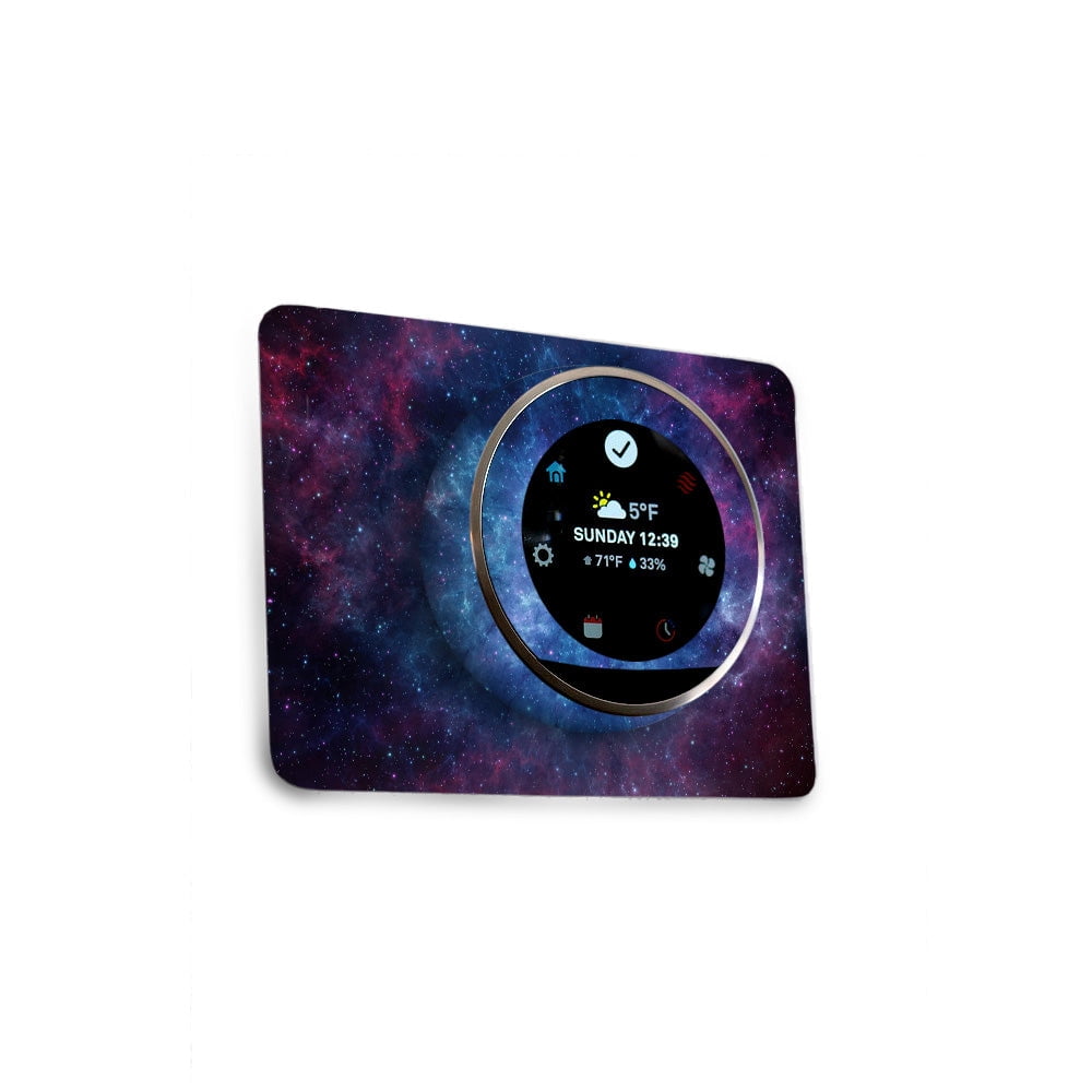 Skin Decal Wrap Compatible With Nest Thermostat Sticker Design Nebula ...