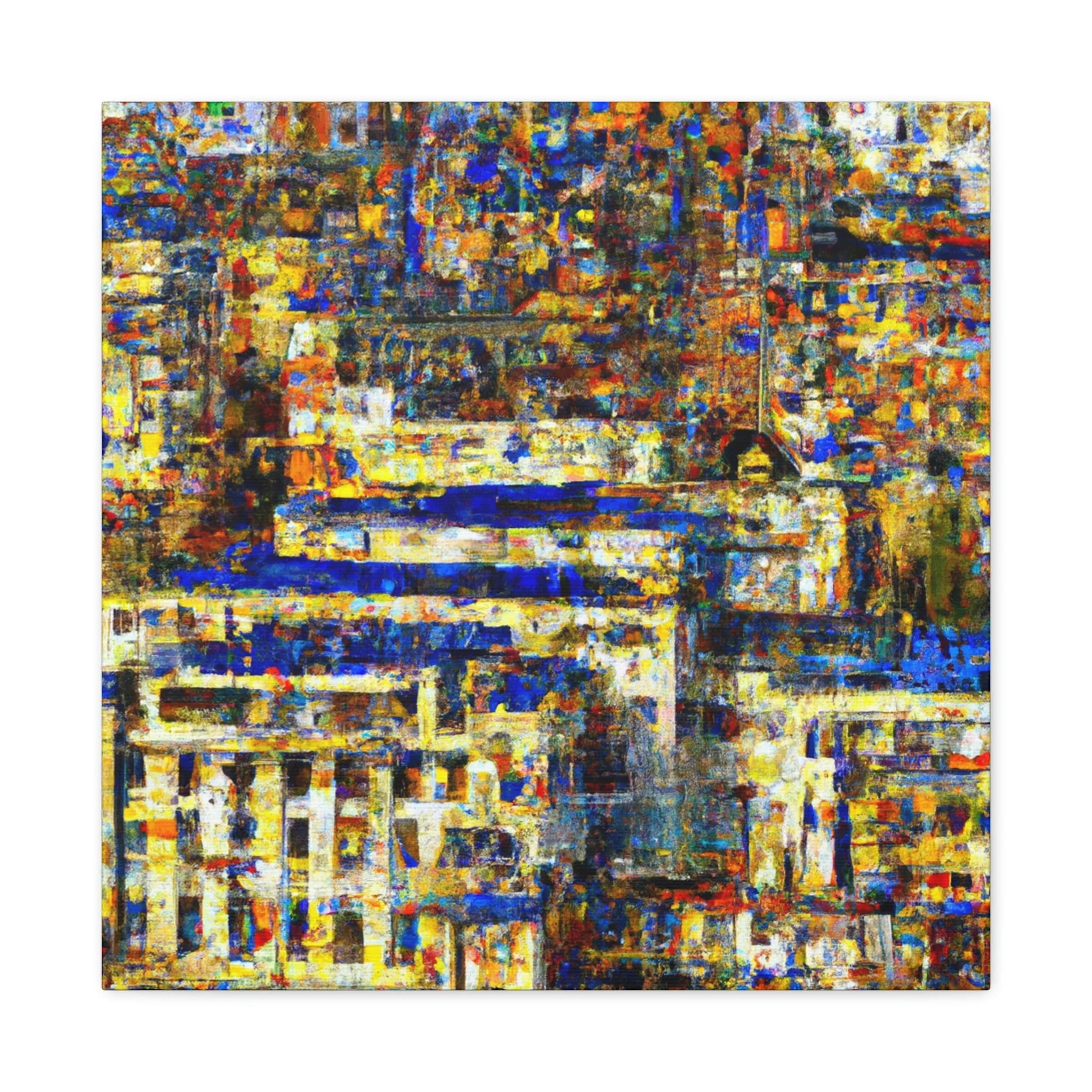 Postmodern Pointillism Dream - Canvas - Walmart.com
