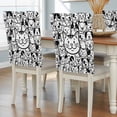 Chair Covers Set of 4 Cute Cartoon Cat Chair Slipcover Protector ...