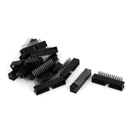 14 Pcs Right Angle 26pins 2.54mm Pitch Double Row IDC Box Pin Headers ...