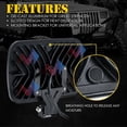 Xprite 5X7" LED Headlights with High/Low Beam and DRL for Classic ...