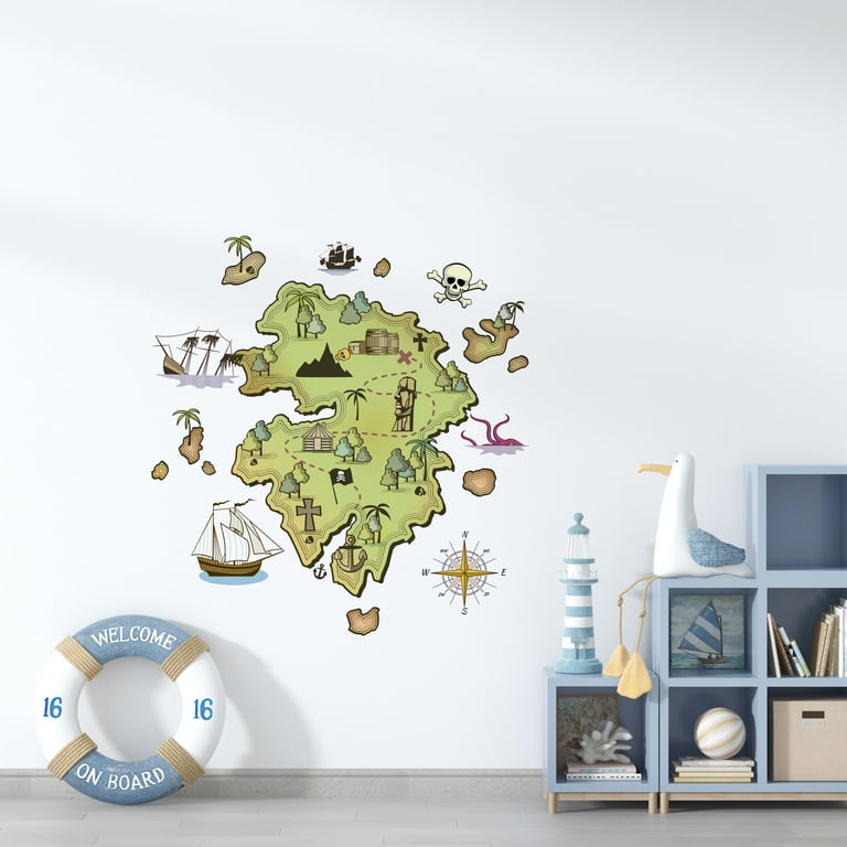 Pirate Compass Art