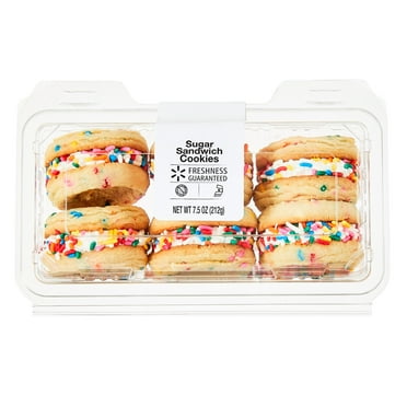 Freshness Guaranteed Sugar Cookies 14 oz 10 Count Soft Baked with Reclosable Container - Walmart.com