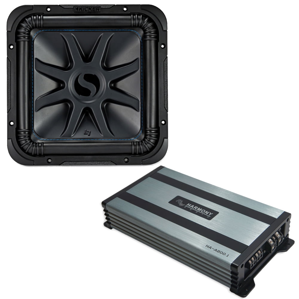 Kicker 44L7S122 Car Audio Solo-Baric 12 Subwoofer Square L7 Dual 2 Ohm ...