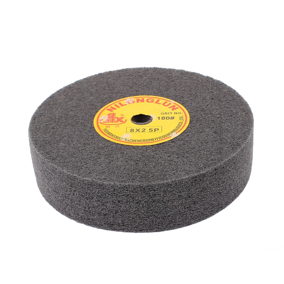 8" Dia 2" Thick 180 Grit Nylon Fiber Wheel Abrasive Polishing Buffing ...