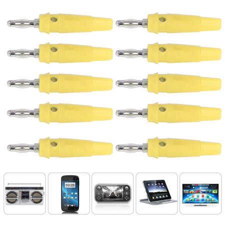 Banana Plug Terminals, Rugged 4mm Banana Plug Connector Long Service ...