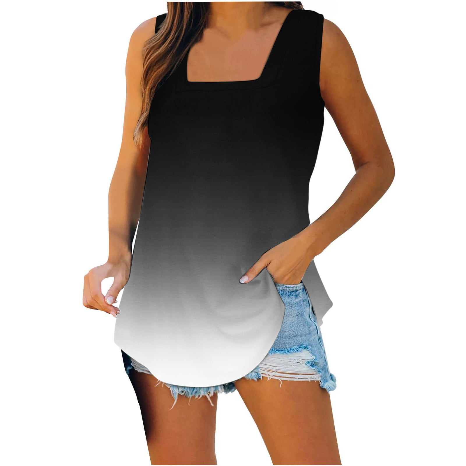 Click here for Lolmot Womens Fashion Printed Vest Loose Sleeveles... prices