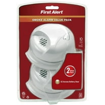 First Alert 0827B Ionization Smoke Detector, 10-Year Sealed Battery ...