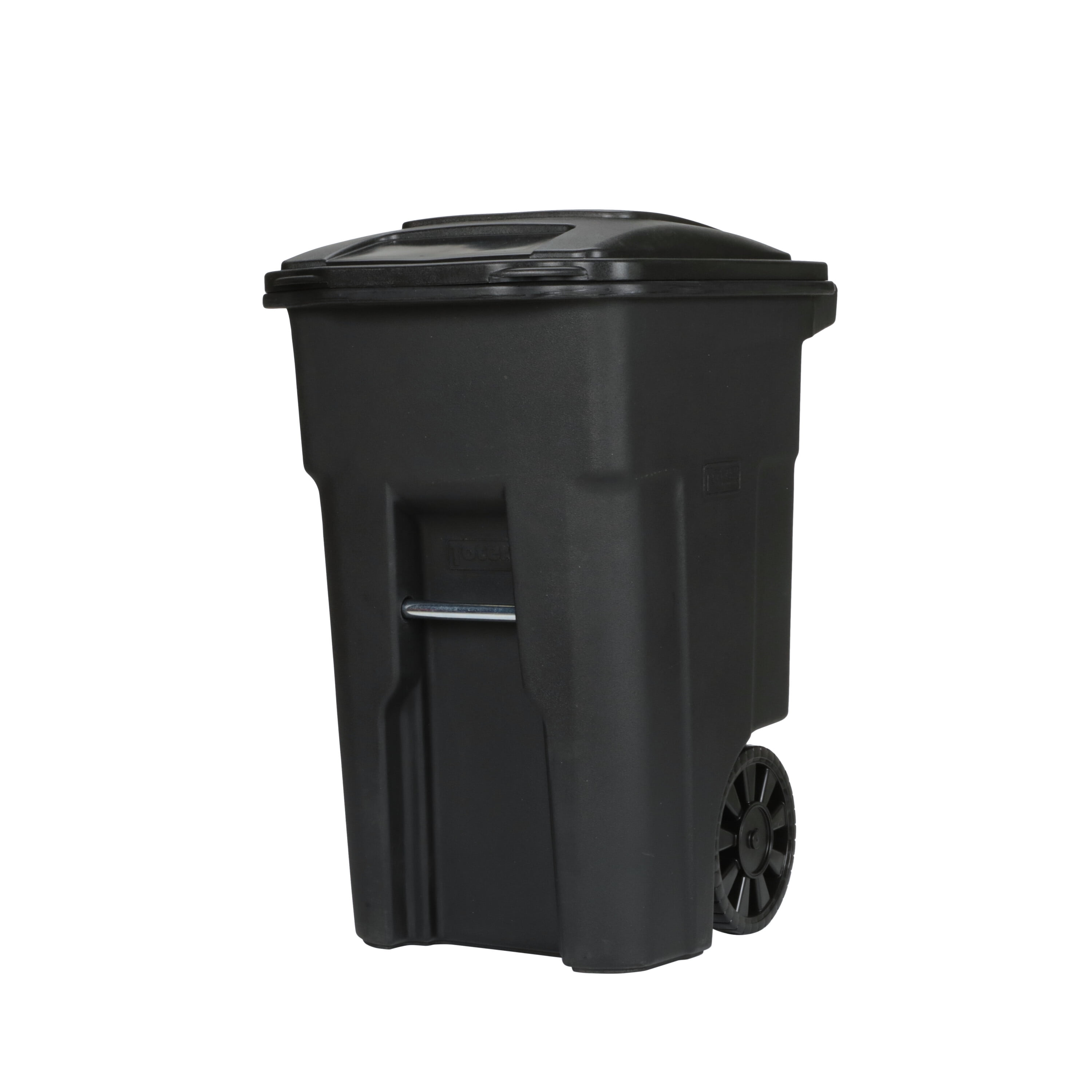 Toter 48-gallon black garbage can with wheels and lid - Walmart.com