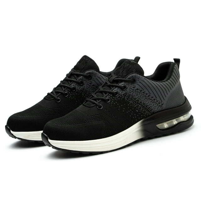 OwnShoe Breathable Steel Toe Work Shoes for Men Women Safety Shoes ...