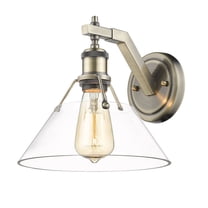 Crystorama Lighting - Xavier - 1 Light Wall Sconce-12.5 Inches Tall and ...
