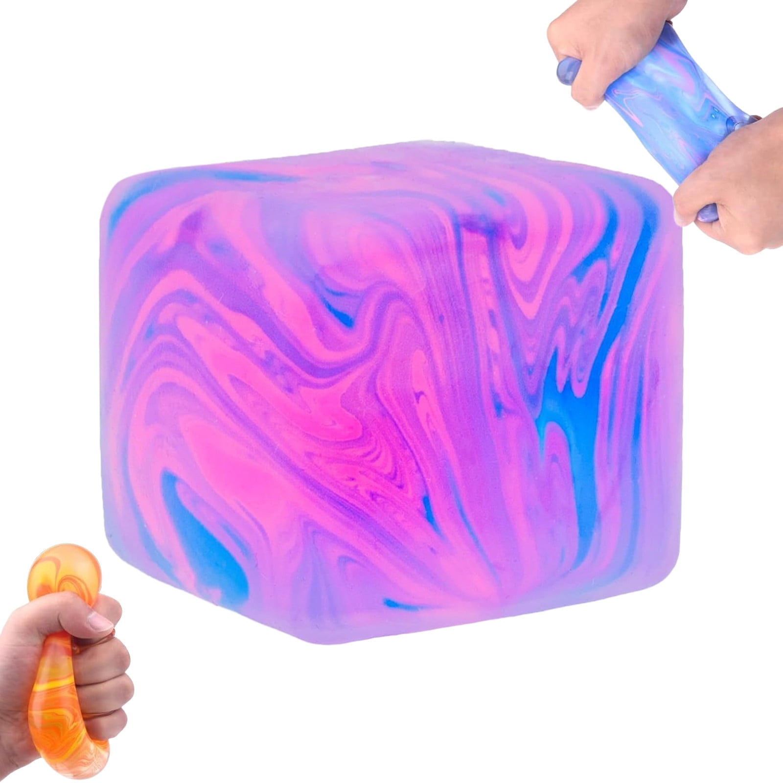 Neeoh Square Squeeze Sensory, Fidget Squishy Stress Cube, Stress Balls ...