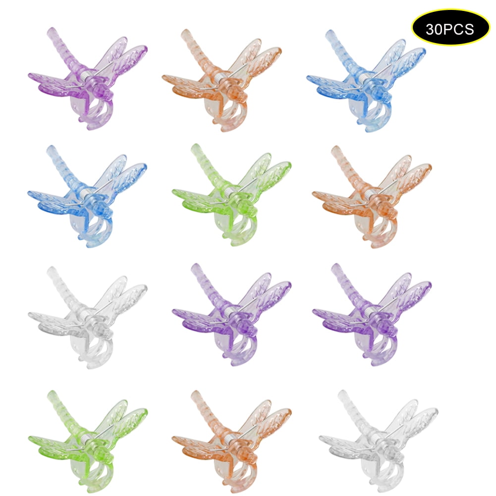 Yuedong 30Pcs Dragonfly Orchid Clips Garden Plant Support Clips Cute ...