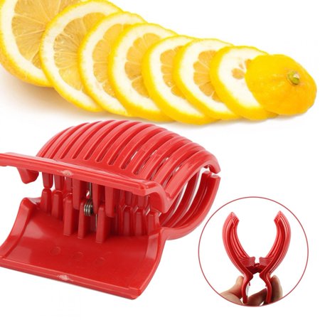 Lemon Cutter Tomato Slicer Holder Slicing Rack Round Fruits Vegetables ...