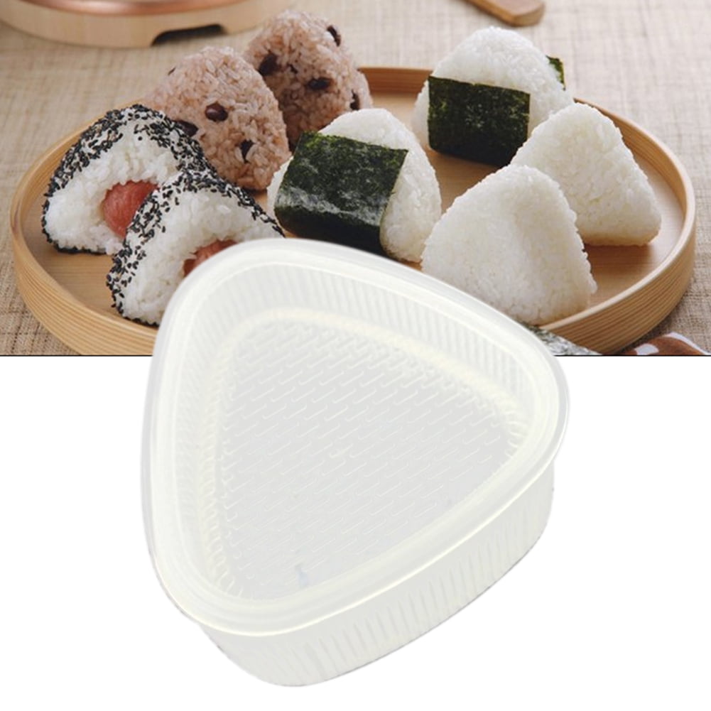 Besufy Triangle Shape Sushi DIY Rice Ball Box Press Nori Mold Food ...