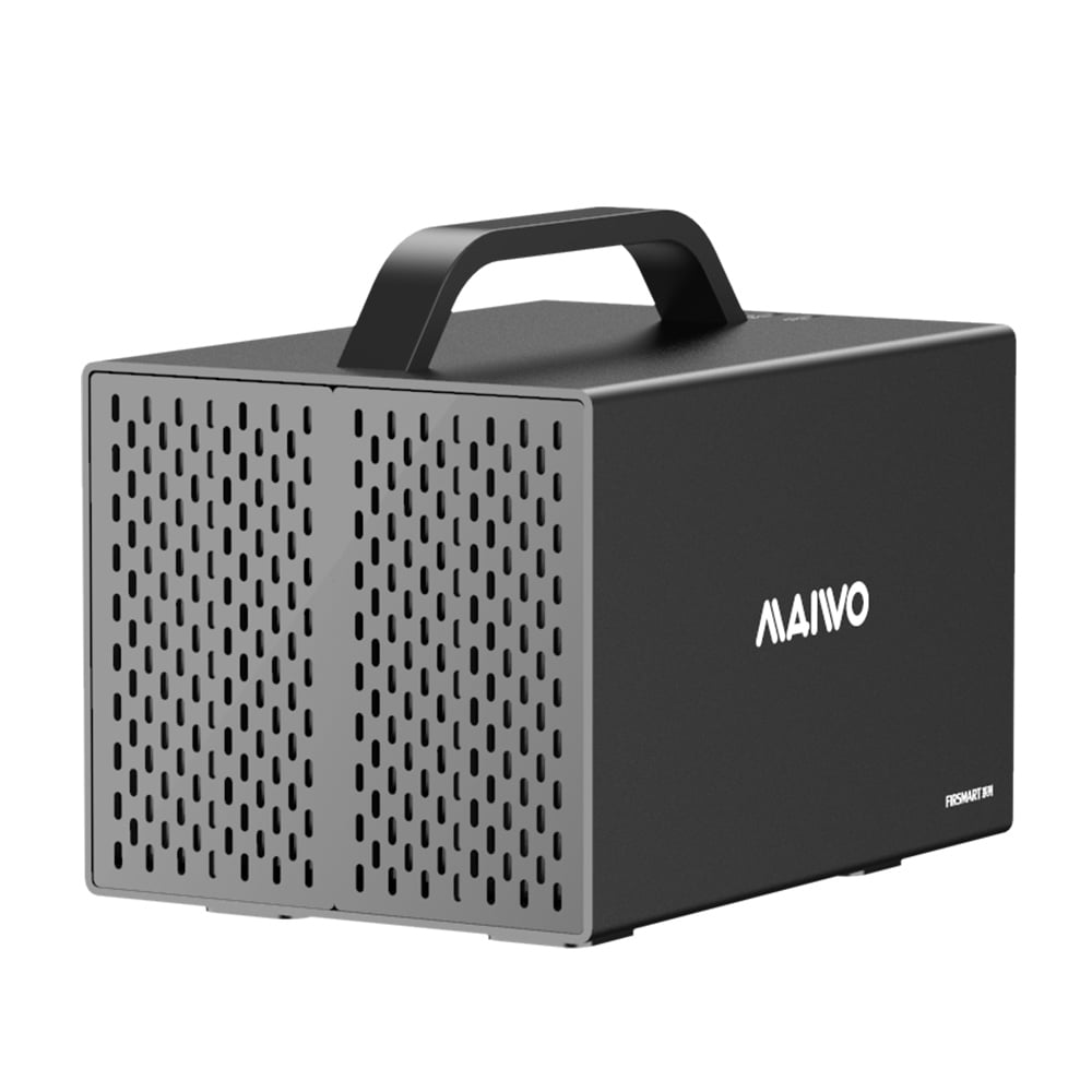 MAIWO 4 Bay RAID External Hard Drive Enclosure 2.5'' 3.5'' Type-C to ...