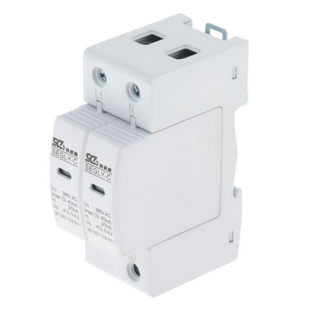 Surge Device Thunder Protector Low Voltage Arrester 2 Poles Protection ...