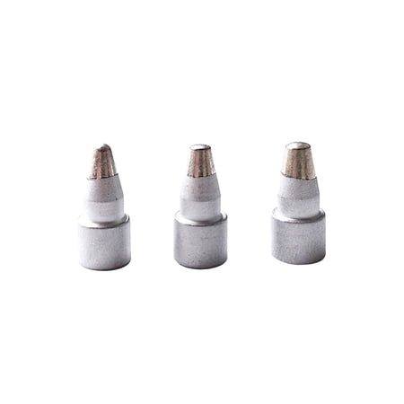 3x Nozzle Metal Tips Replacement 1mm/1.2mm/1.5mm Metal Soldering ...