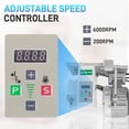 Servo Motor Sewing Machine,Brushless Servo Motor with Controller and Foot Switch, Adjustable ...