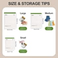 Compression Packing Cubes for Travel, Hand Roll Up Space Bags, No ...