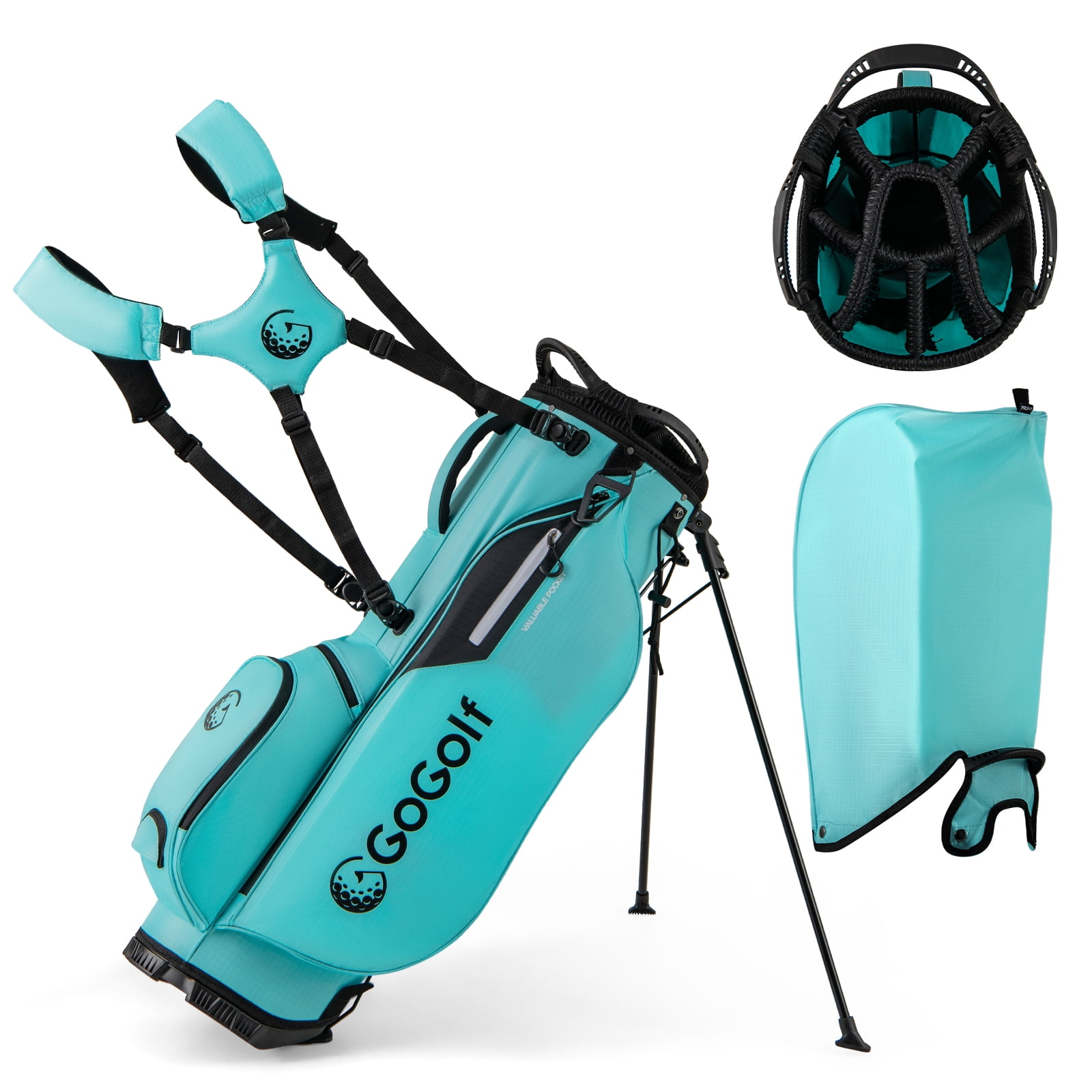 Click here for Gymax 8-Way Golf Stand Bag W/ 5 Pockets Lightweigh... prices