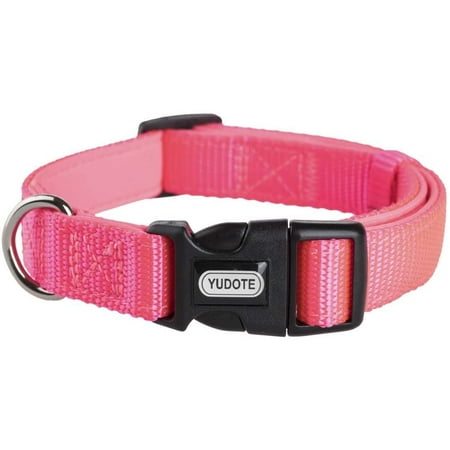 Basic Adjustable Solid Dog Collar, Reflective Puppy Collars, Multiple ...