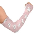 Cute Rabbit Pattern UV Protection Cooling Arm Sleeves, Compression Sun ...