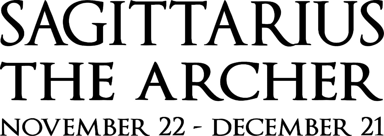 Sagittarius The Archer Zodiac Sign Astrology Wall Decals for Walls Peel ...