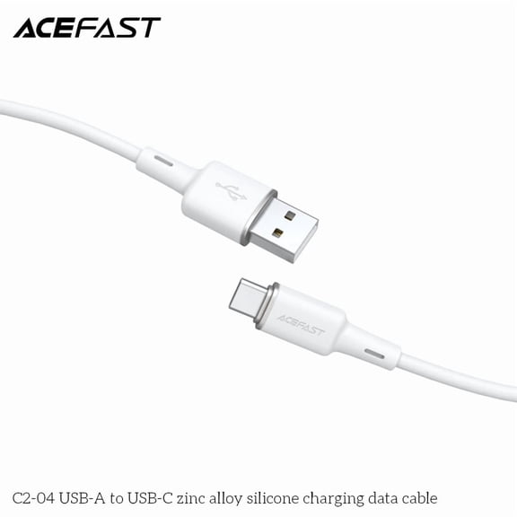 ACEFAST C2-04 Mellow USB-A to USB-C Silicone Charging Data Cable ...