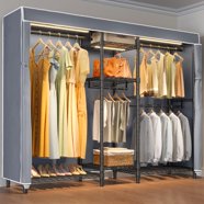 VIPEK V5L Garment Rack Heavy Duty Covered Clothes Rack with Dimmable ...