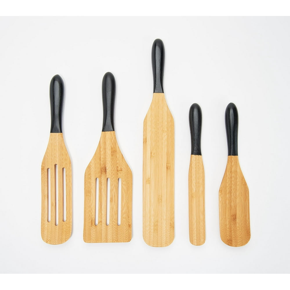 Mad Hungry 5-Piece Multi-Use Bamboo Spurtle Set Model K48351 - Walmart ...