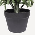 48" Artificial Real Touch Pine Tree In Black Plastic Pot,Features A ...