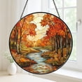 Woodland Tree Window Hanging – Stained Glass Style Nature Art - Walmart.com