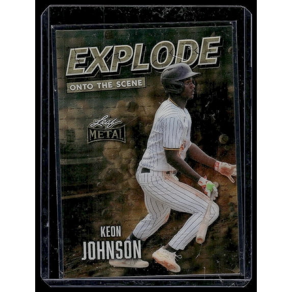 2026 Leaf Metal Explode Onto The Scene Keon Johnson #EB-23 Gold /1 ...