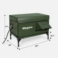 Wagstro Heated Outdoor Cat House ,Elevated Foam Shelter With Heating ...