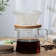 Clear Glass Range Coffee Server, 300 ML(10oz) Coffee Carafe with Lid ...