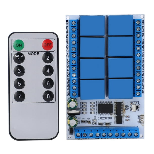Infrared Remote Control Relay,8 Channel Infrared Remote Remote Control ...
