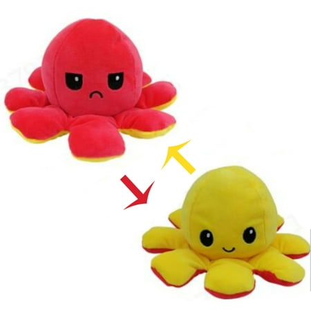 The Original Reversible Octopus Plushie , Show your mood without saying ...