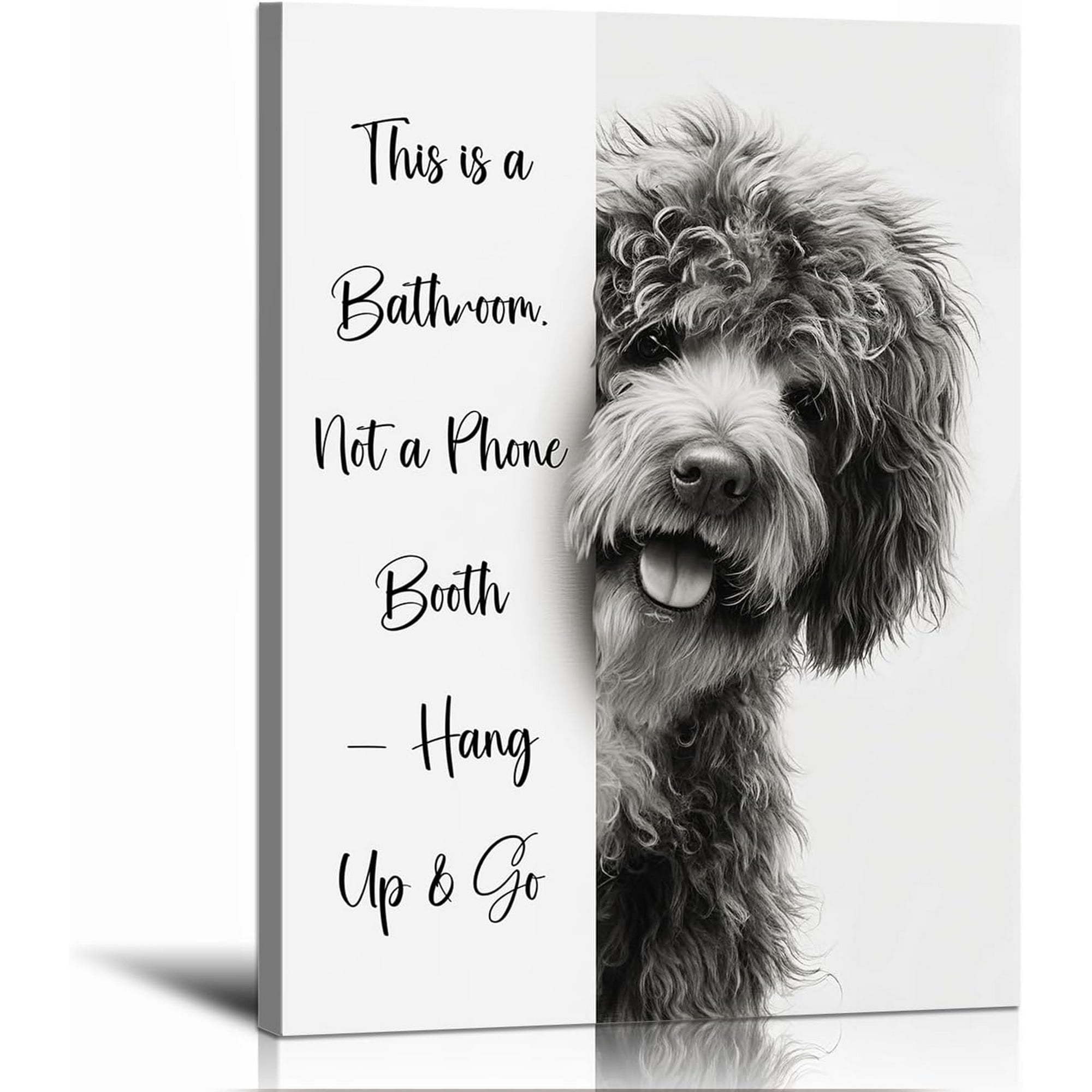Click here for Fuzhong-Poodle Animal Wall Art With Quotes  Funny... prices