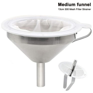 Norpro Stainless Steel Funnel With Strainer - Walmart.com