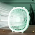 Qocolhg Desk Fan for Bedroom Strong Wind Ultra Quiet Small USB Fan 3 ...