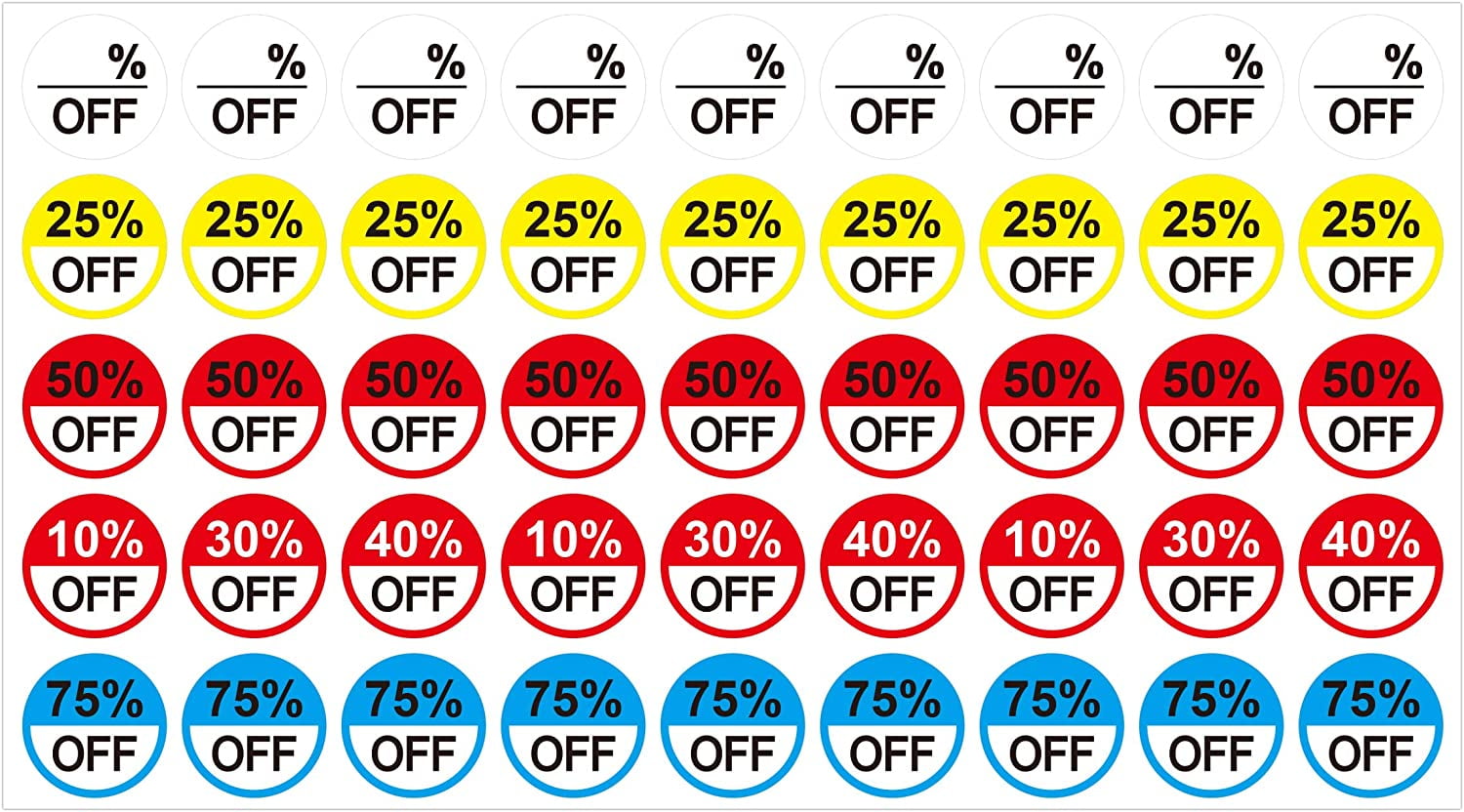 0 75 Inch Price Stickers Labels Percent Off Stickers For Retail Store Circle Pricemarker Label 0-75-inch-price-stickers-labels-percent-off-stickers-for-retail-store-circle-pricemarker-label