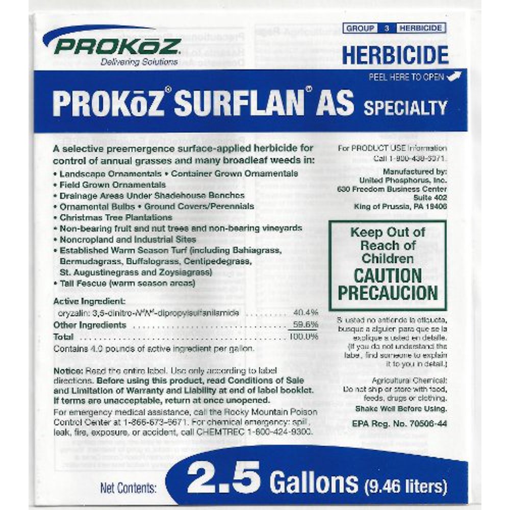 ITS Supply PROKoZ Surflan AS Selective Pre-Emergence Specialty ...