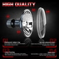 4PCS 5.75" Chrome 100W LED Headlight Assembly for 58-67 Cadillac ...